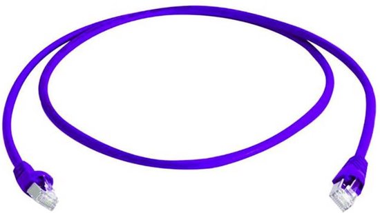 Telegärtner 100008301 RJ45 Netwerkkabel, patchkabel CAT 6A S/FTP 2.00 m Lila... | bol