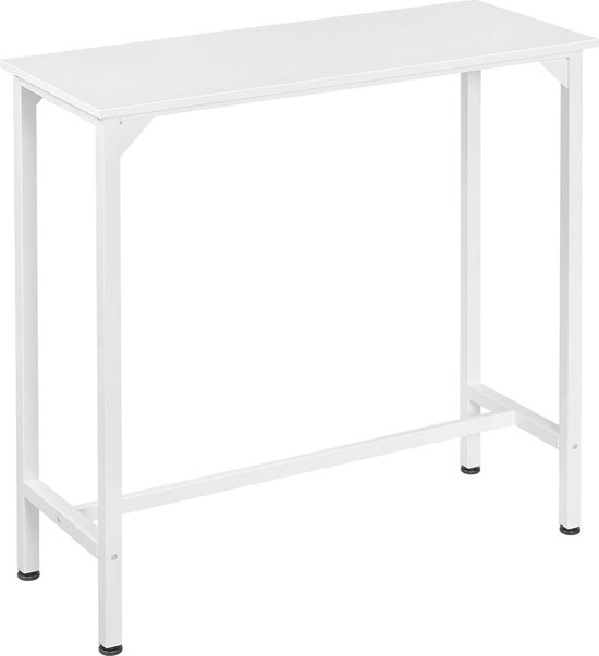 Witte Smalle Bartafel | Statafel voor Keuken of Bistro | Compact en ...
