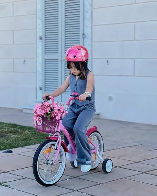 Kinderfiets 16 inch Meisjes - Fiets voor Meisje van 5 jaar met ...