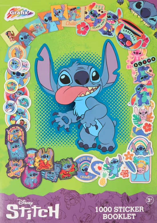 Disney Stitch - 1000 Stickers! - lilo en stitch - Disney stickerboek ...