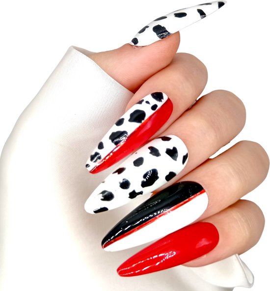 SD Press on Nails - No. 118 Cruel-Là - Plaknagels met nagellijm - XL ...