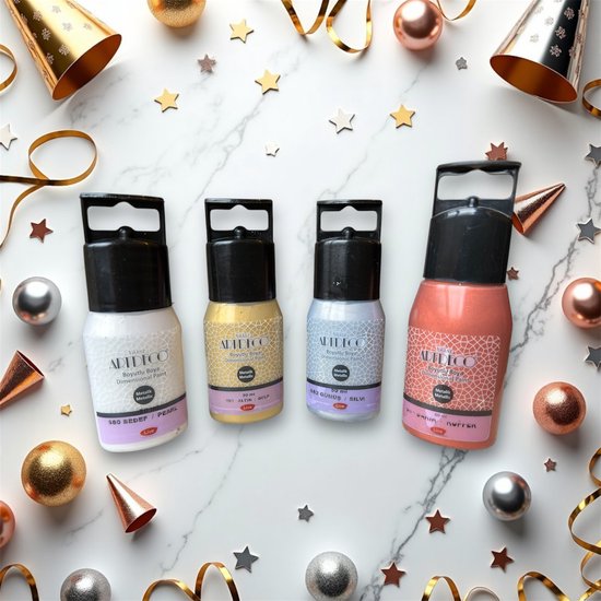 Artdeco Metallic Dimensional Paint Set, Relief Paint, Dimensional ...