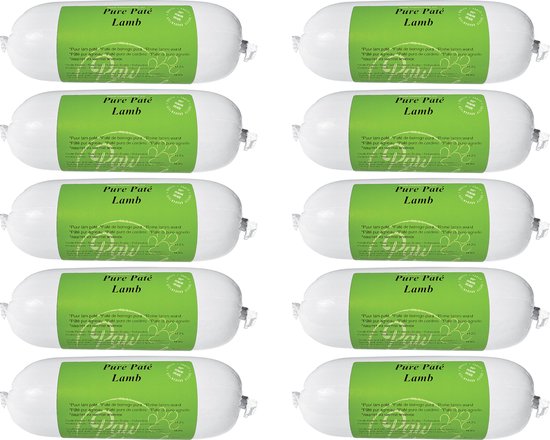 Paw Natural Puur Lam Vlees Paté Natvoer Worst volledig maaltijd ...