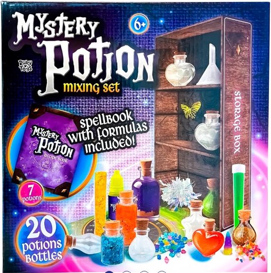 Mystery Potion Mixing Set - 20 Toverdrankflesjes - 7 Verschillende ...