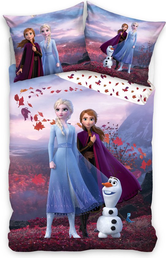 Disney Frozen Dekbedovertrek, Magical - Eenpersoons - 140 x 200 cm ...