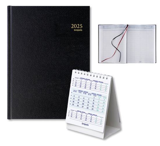 Brepols Bureau-agenda 2025 - SANTEX - Bremax 2 - Dagoverzicht 1d/2p ...