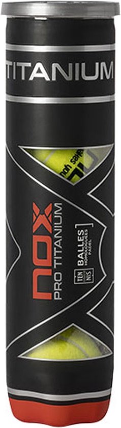 Nox Pro Titanium Padelballen – 4 Ballen - 1 koker | bol