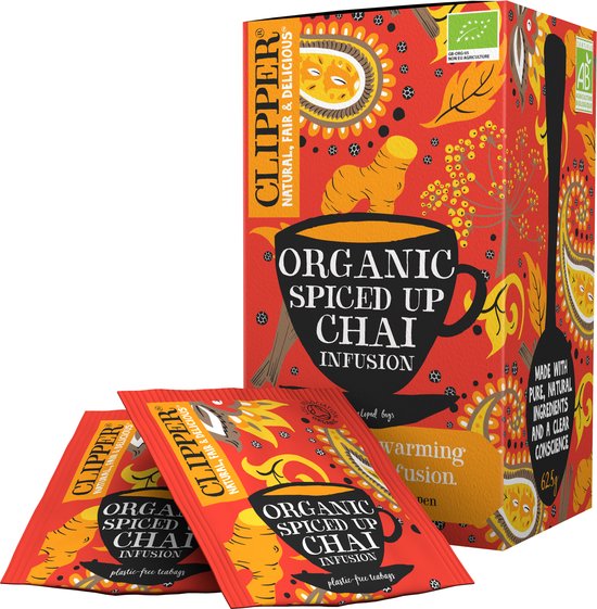 Clipper Tea | Spiced up Chai Infusion - 25 zakjes | bol