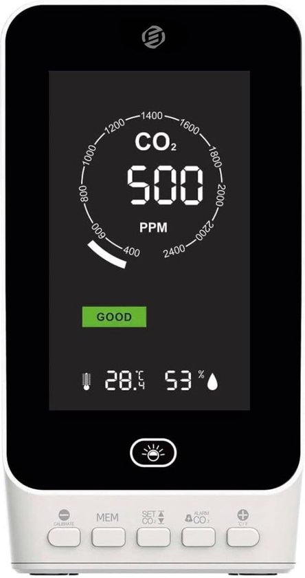 Equivera Fijnstofmeter - Luchtkwaliteitsmeter - Luchtkwaliteitsmeters ...