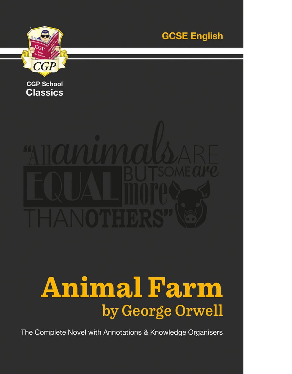 CGP School Classics- Animal Farm - The Complete Novel with Annotations ...
