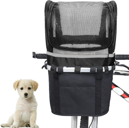 Hondenfietsmand elektrische fiets - Hondenfietsmand achterop - Honden fietsmand -... | bol