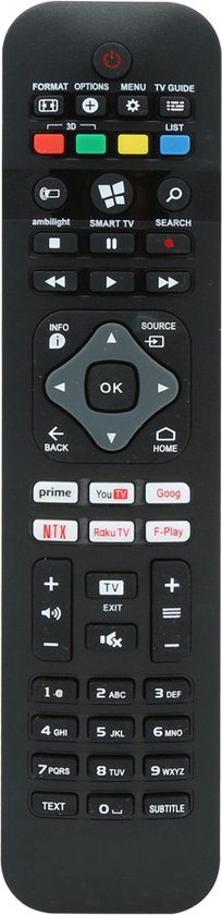 Slimtron® Universele Philips afstandsbediening – Smart TV Remote ...