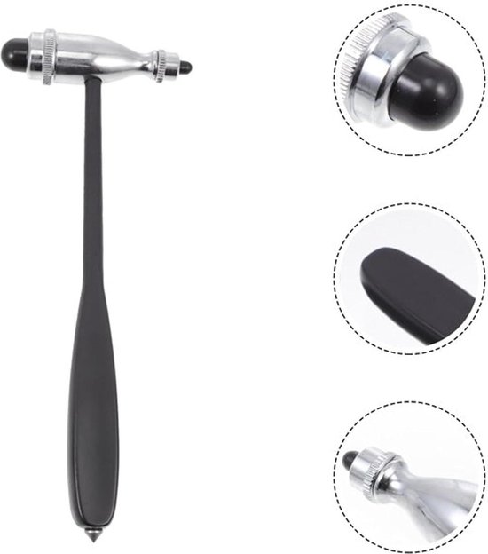 Neurologische reflexhamer set van 2 - spierslaghamer voor huidreacties ...