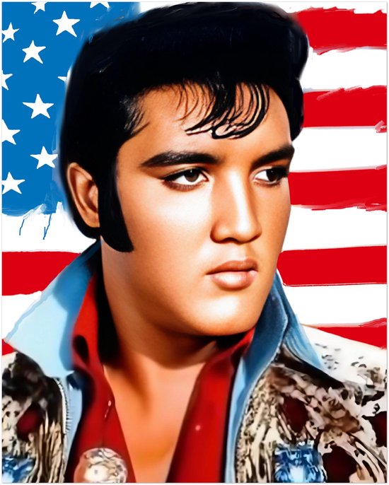 elvis presley poster | posters |40 x 50 cm | papier | WALWALLS® | bol