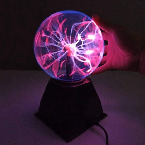 Plasma Ball - Plasma Ball - Plasma Effect Lamp - Disco Lamp - Reacts to ...