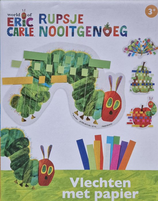 Rupsje Nooitgenoeg - Vlechten met Papier - Eric Carle - 3+ - Knutselen | bol