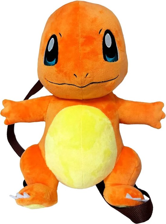 Pokémon Rugtas - Knuffel Rugtas - Variant: Charmander - Formaat: 35 CM ...