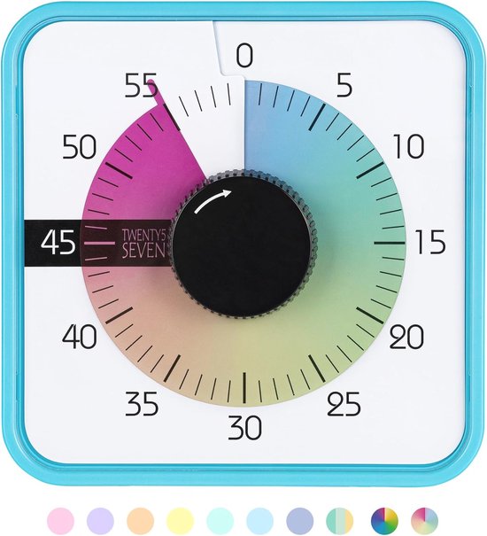 Visuele 60 Minuten Timer voor Kinderen en Kantoor | Mechanische ...