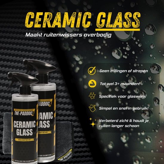 Raam Coating - Ceramic Glass - Voor 16u besteld = morgen in huis ...