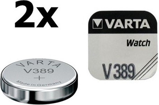 Varta V389 85mAh 1.55V knoopcel batterij - 2 stuks | bol