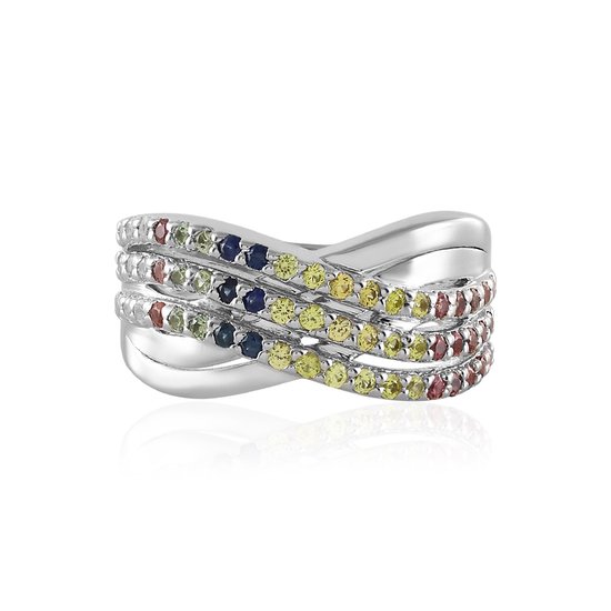 Zilveren ring met saffieren | bol