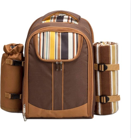 Picknick rugzak - buiteneten - picknick – picnic backpack - zomer ...