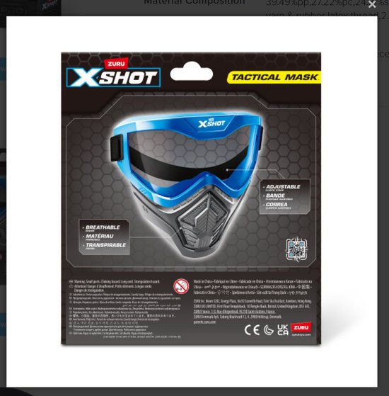 XSHOT Tactical Mask ZURU | bol