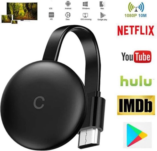 Cast 4K - Cast Voor TV - Android TV Box - Mediaplayer Voor TV - Media ...