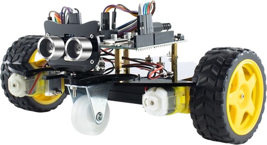 SyncGear 2WD Arduino Robot Bouwpakket - ESP32 Microcontroller - Robot ...
