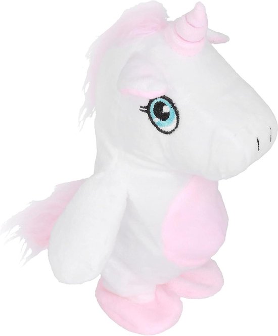 Roze Eenhoorn Knuffeldier Herhaalt Wat Je Zegt - Interactieve Opname en ...