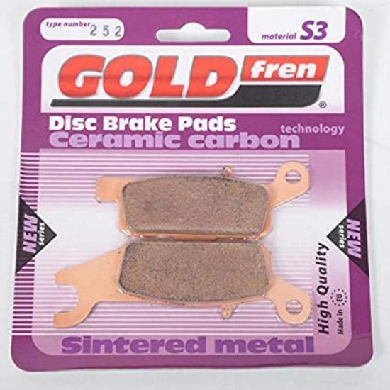 Gold Fren remblok voor Quad Yamaha 550 Yfm Grizzly 4X4 2011-2011 AVD ...