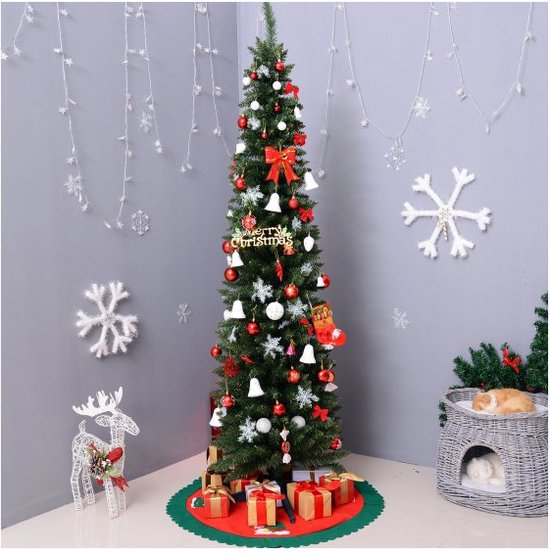 Zaza Home Christmas Tree Fir Tree With Plastic Stand 499 puntige PVC ...