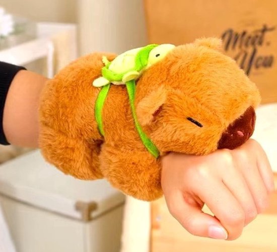 Capybara Knuffel - Gordijnhouder & Armband Speelgoed - Klikkopers | bol