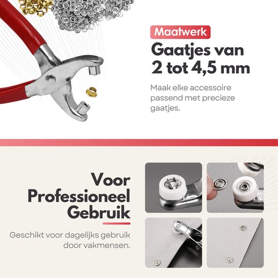 Gatentang Set 3-delig – Gaatjestang voor Riemen, Oogjestang en ...