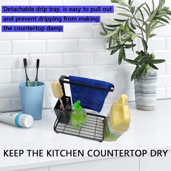 doek houder Gootsteen Netjes Spons Houder Keuken Caddy Aanrecht ...