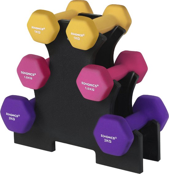 MIRA Home - Halterset Dumbbells - Set van 3 Gewichten - Fitness ...