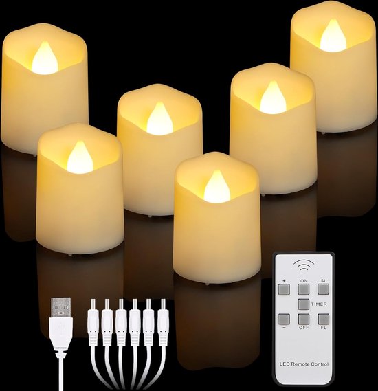 Lexium Nepkaarsen - Nep kaarsen - Kunst kaarsen - Nep kaarsjes - Led ...