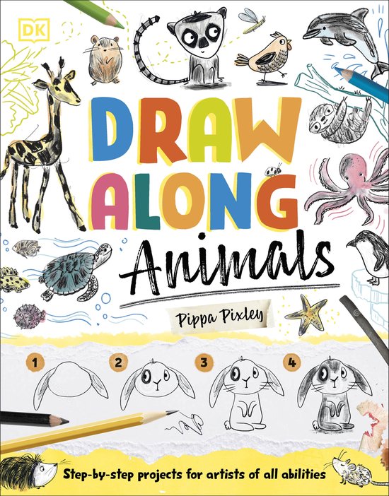 Draw Along Animals, Pippa Pixley | 9780241675489 | Boeken | bol