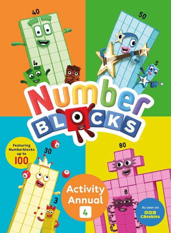 Numberblocks: 5 Fun Activity Annuals Set- Numberblocks Activity Annual ...