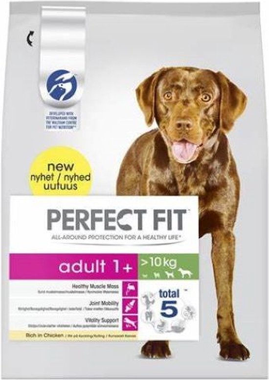 Perfect Fit Dog Dry Adult 1+ Poulet 2.6kg | bol