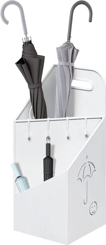 Tumex - Paraplubak - Paraplustandaard - Parapluhouder - 2 Opslagvakken ...