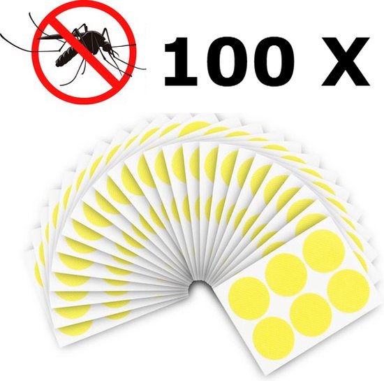 102 anti muggen stickers - Anti muggen - citronella pleister deet vrij ...