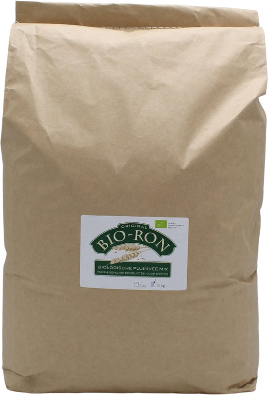 Bio-Ron biologische pluimveemix voor kippen 10kg-NL-BIO-01 | bol