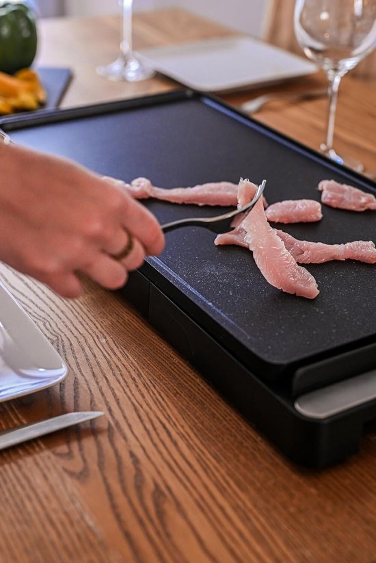 Lexium Bakplaat Electrisch - Tafelgrill - Grillplaat - Gourmet Plaat ...
