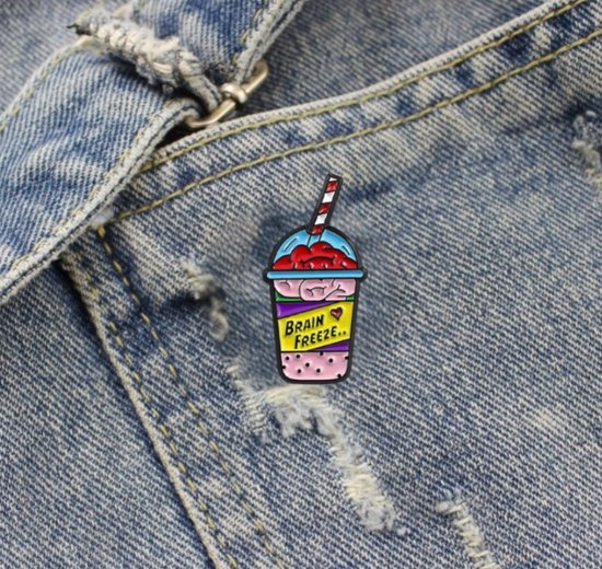 Pin Broche - enamel pin - kledingspeld - Brain freeze | bol