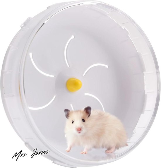 Mrs. Jones Hamster loopwiel 8.3 inch Silent Spinner Oefening Wiel Jogging Wiel voor... | bol