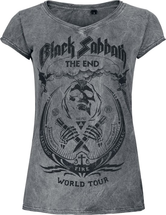 Black Sabbath The End T-shirt grijs 3XL Katoen - Band merch, Bands | bol