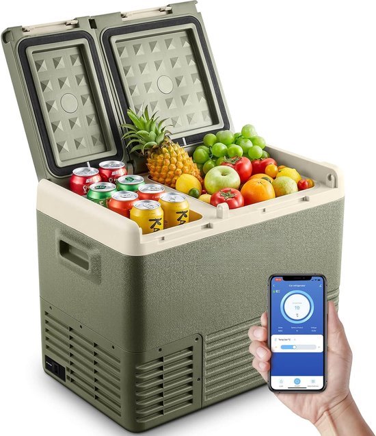 PolkaHome Koelbox elektrisch 12v 230 volt - Koelbox auto - Koelbox 12v ...