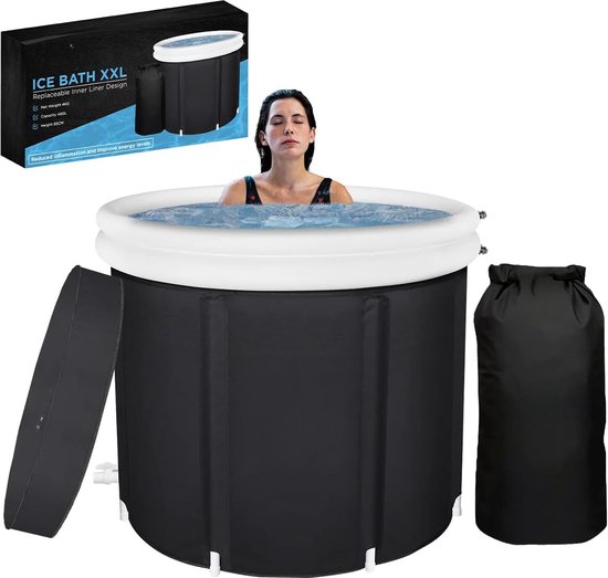 Lexium Ijsbad - Ice Bath - Dompelbad - Zitbad - Opvouwbaar bad - Ijsbaden | bol