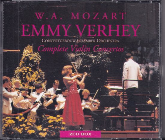 2CD Complete Violin Concertos - Wolfgang Amadeus Mozart - Emmy Verhey (viool),... | bol